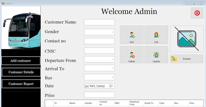 Create desktop application using c sharp with dot net and entity ...