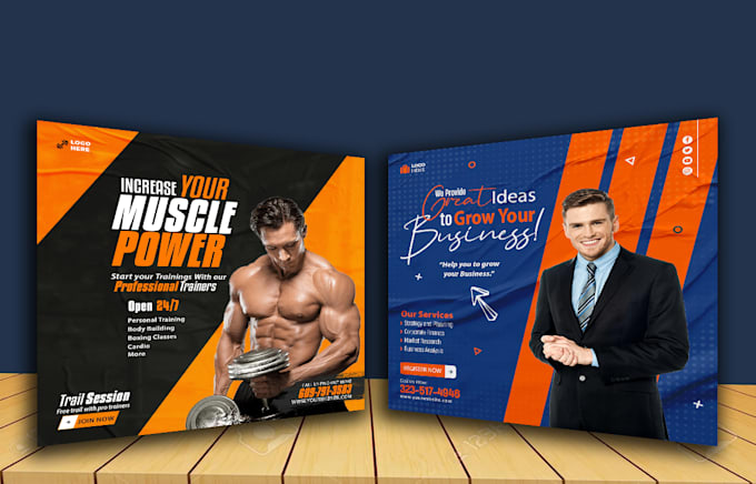 Design a professional poster for your business by Makgraphic | Fiverr
