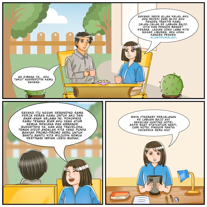 Draw a cool comic with my artstyle by Nataeart | Fiverr