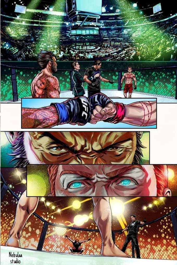 Draw comic pages, webtoon, high level comic, manga and webcomic by ...