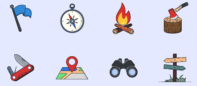 Design custom vector icon set by Wenzeldesign | Fiverr