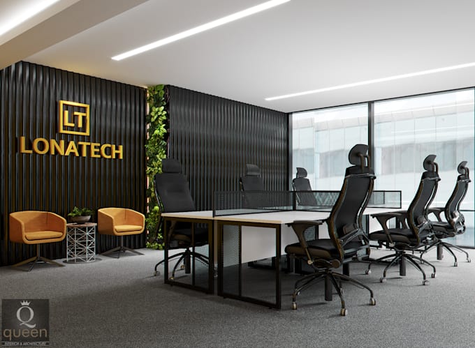 Design and render 3d office interior and exsterior by Anjardesign91 ...