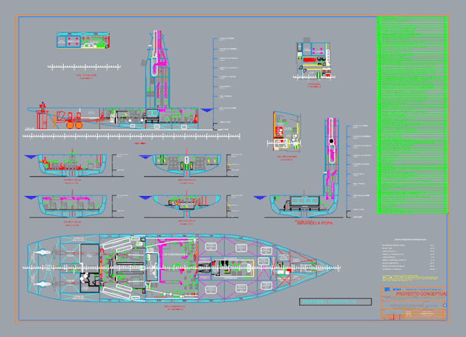 Do drawings in cad for the naval and building sector by Ignacio_gardia ...