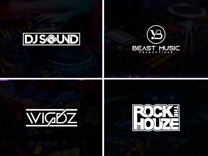 Do dj music logo,singer,producer, hip hop,edm,band design by Adeel ...