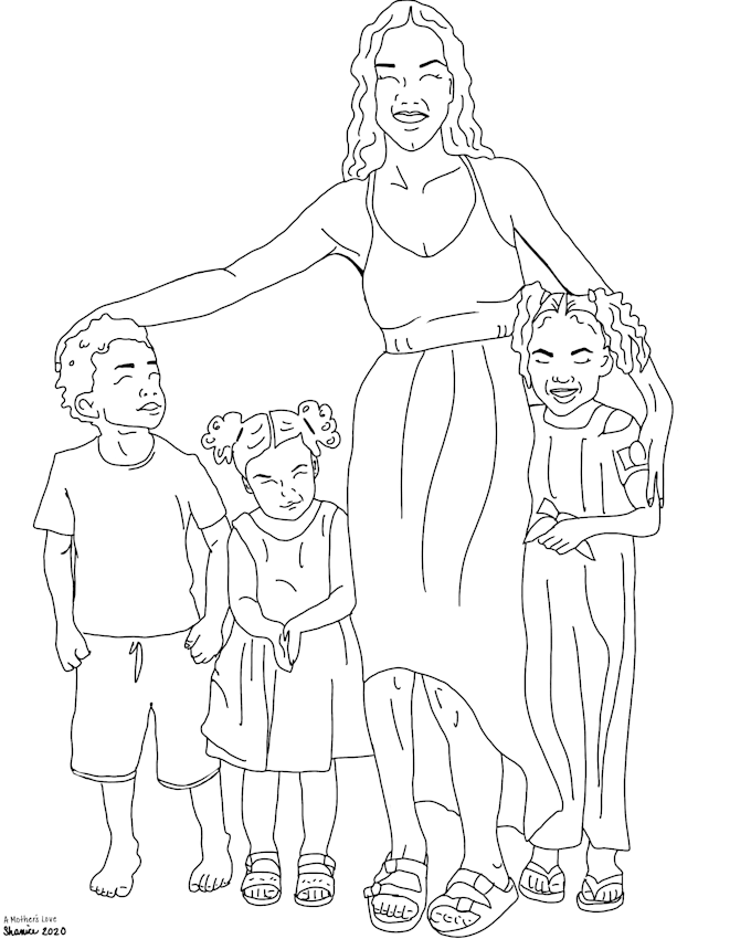 Create a personal line drawing for you by Shaniceshanelle | Fiverr