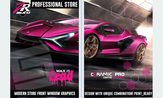 Design creative shopfront or storefront window graphics by ...