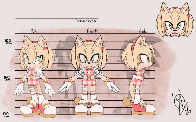 Do a full body turn around, furry or sonic characters only by Empeorv ...