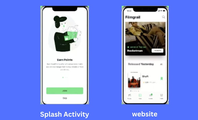Convert website to android app with attractive splash activity design ...