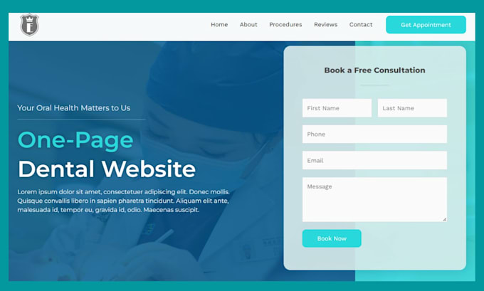 Create responsive wordpress one page website with elementor by Wordpressraj | Fiverr