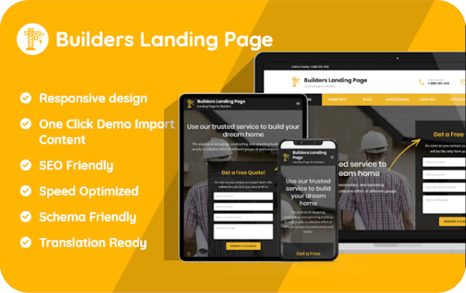 Create wordpress landing page design by Weby_xpert | Fiverr