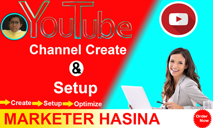 Create and setup youtube channel by Marketer_hasina | Fiverr