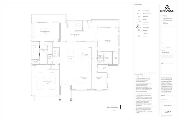 Provide complete construction set of drawings for permit by Claire ...