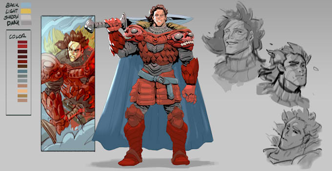 Create 2d professional character design for you by Miltonmaskara | Fiverr