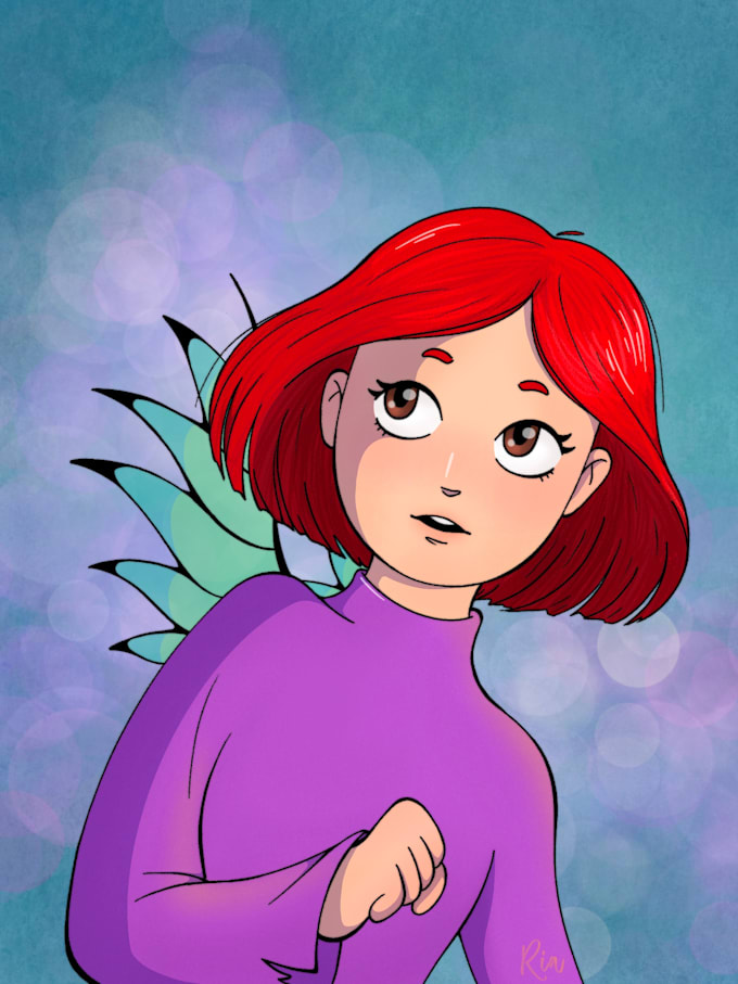 Design and illustrate a character by Ria_naidoo | Fiverr