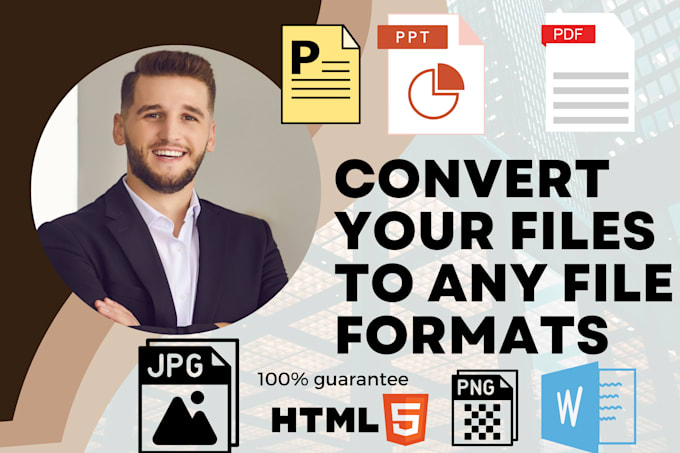 Quickly convert any file format within few hours by Nusrif_n | Fiverr