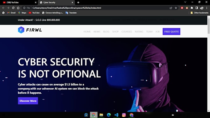 Do web development in html, css, js, bs by Tribusdms | Fiverr