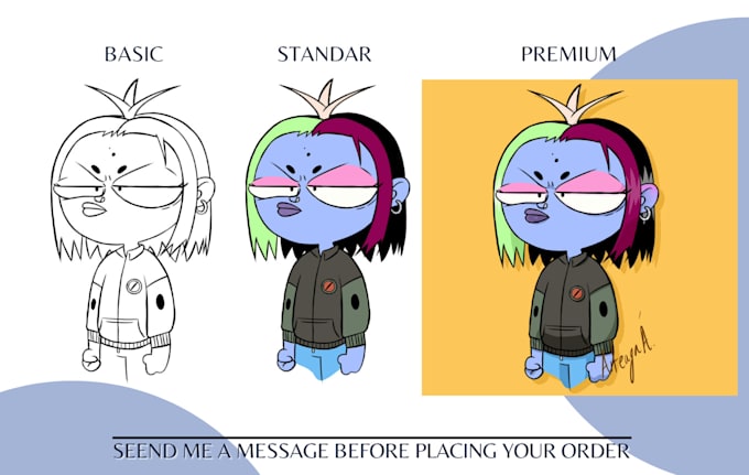 Illustrate any character of your choice by Arteaga_a_art | Fiverr