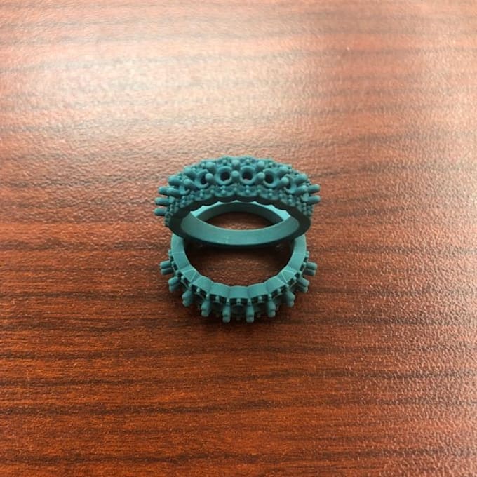 3d print your jewelry stl files and ship you a castable wax model by ...