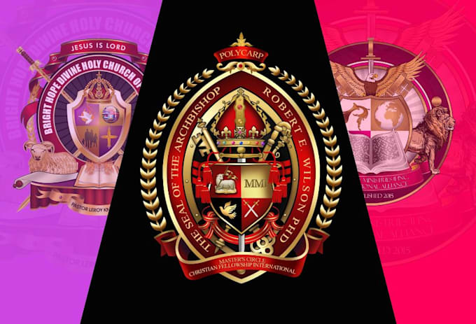 Design an incredible church logo, bishop or apostle seal by Rose ...