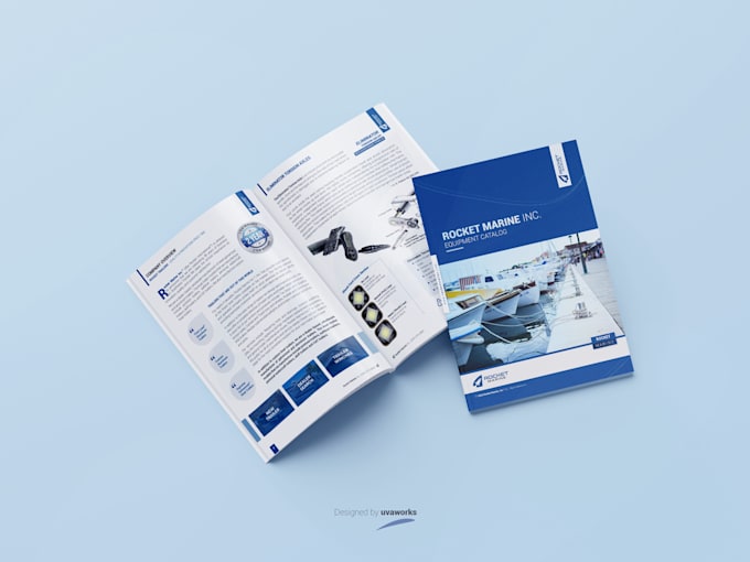 Design a print web heavy industrial manufacturing catalog by Uvaworks | Fiverr