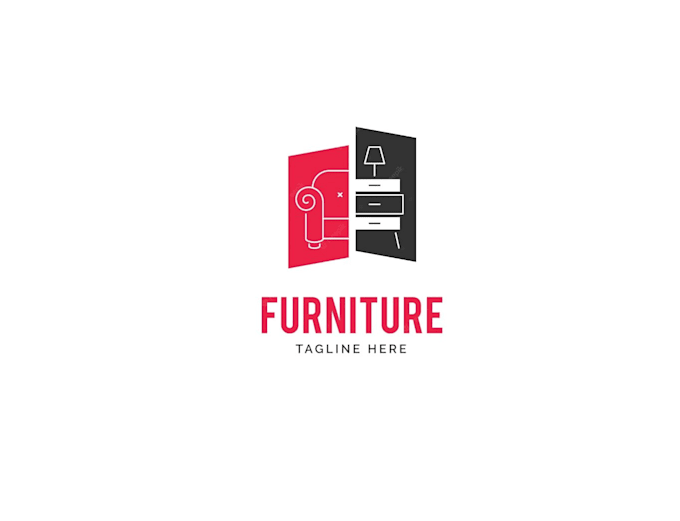 Make a high quality furniture store logo for you with new concept by ...