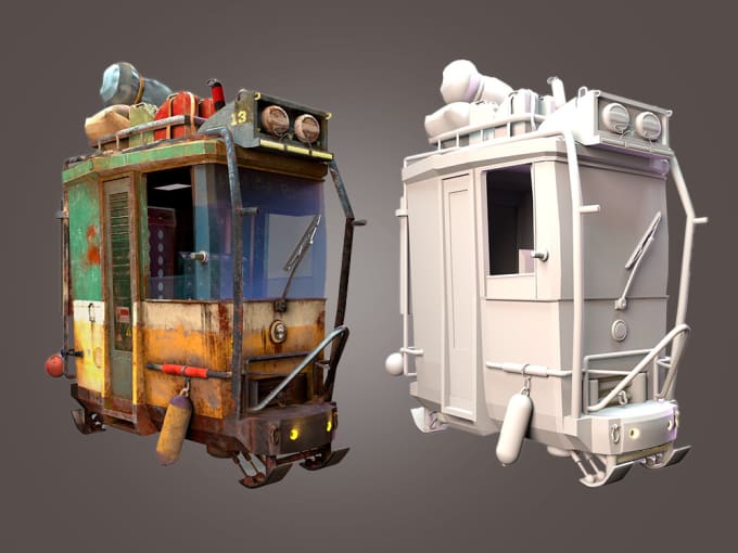 Create 3d environment, props, texturing,modelling,render by Malikadnan103 | Fiverr