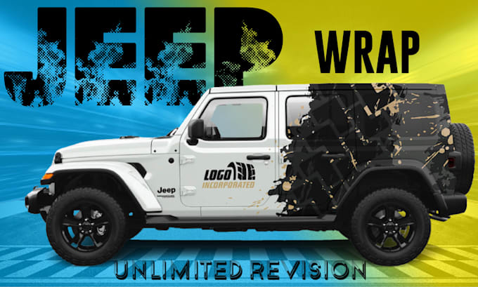 Design jeep wraps, vehicle wrap, custom 4x4 jeep wraps, boat wrap ...