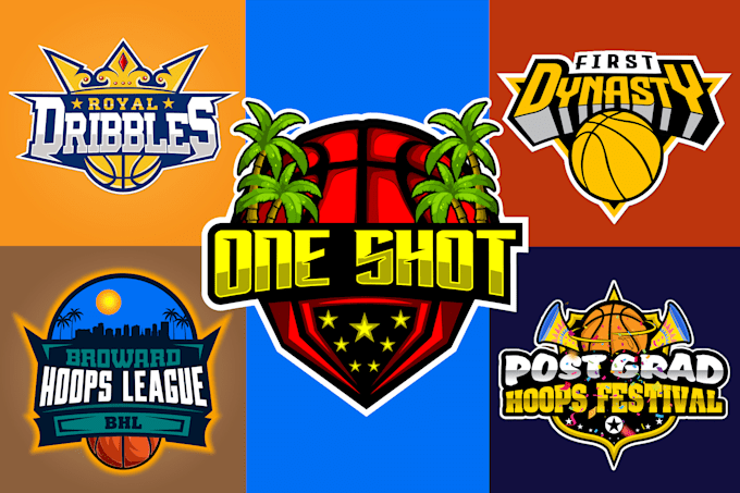 Create surprising basketball logo for your team, event, tournament and ...
