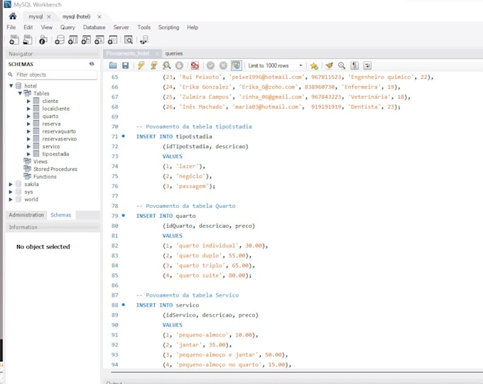 Do sql queries, sql database project, er diagram by Joanamota26 | Fiverr Do sql queries, sql database project, er diagram by Joanamota26 | Fiverr