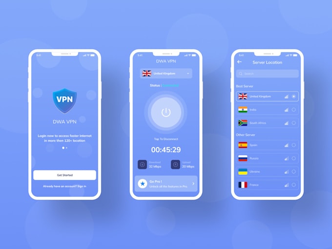 Develop vpn app with an amazing admin panel by Adil_ashfaq4 | Fiverr