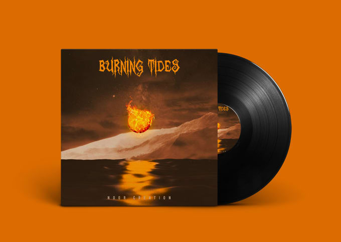 Projetar profissionalmente a capa do seu álbum ou arte de capa musical