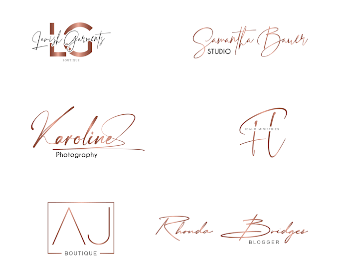 Create luxury hand drawn signature logo by Ladesigner00 | Fiverr