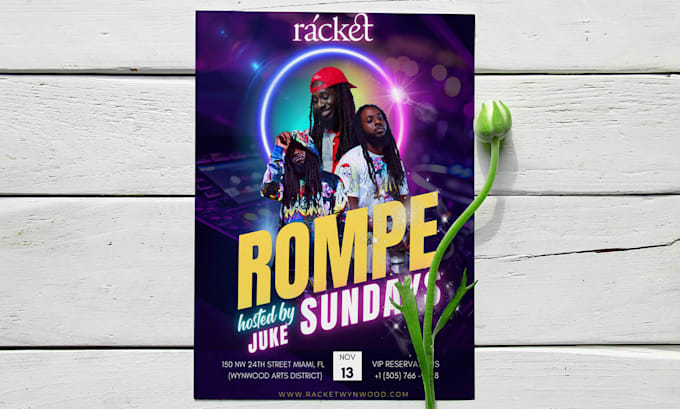 Create an digital print ready event flyer for your business by ...