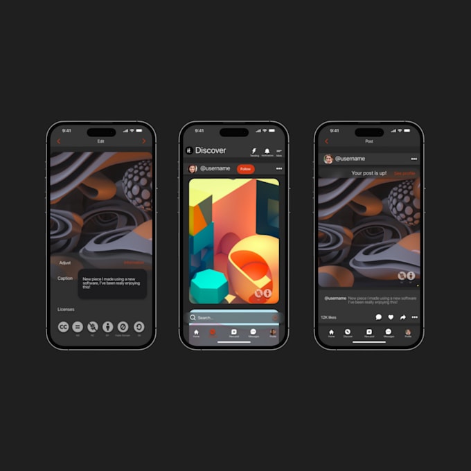 Design your dark mode ui by Vboggino | Fiverr