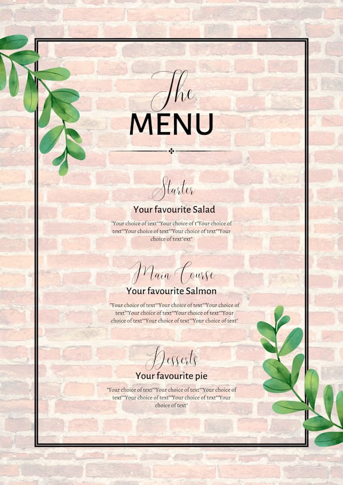 Rewrite, fix and redesign your menu by Wozniakdawid | Fiverr
