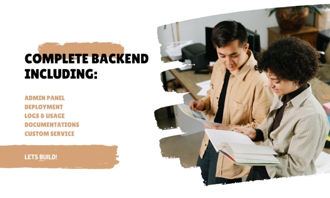 Create a custom backend using django by Fullstack_amin | Fiverr Create a custom backend using django by Fullstack_amin | Fiverr