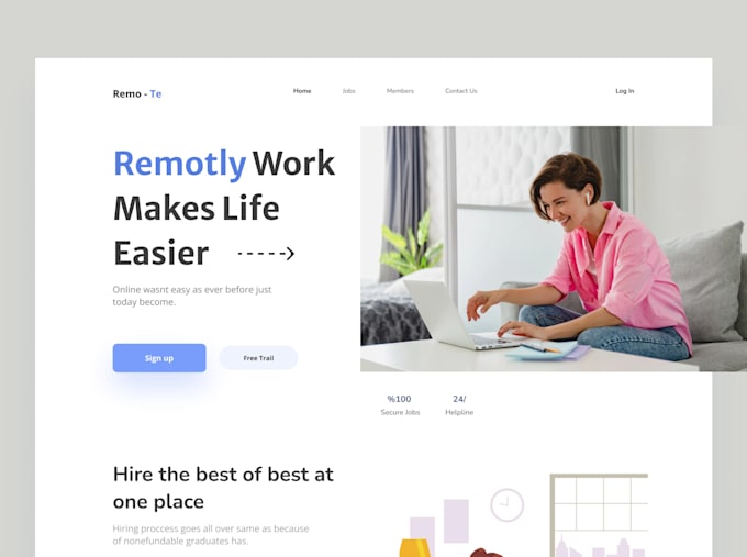 Create creative and unique website user interface by Graphikinfini | Fiverr
