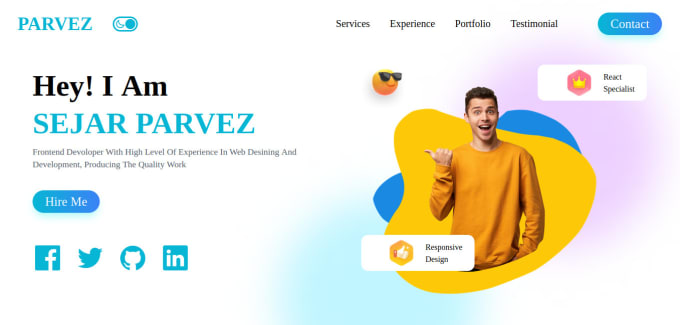 Build your responsive website using reactjs and tailwind css by ... Build your responsive website using reactjs and tailwind css by ...