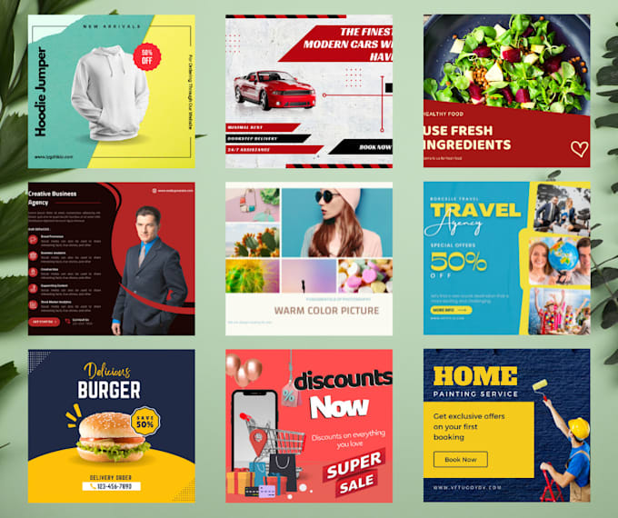 Do creative social media design, post, banner ads by Softwarem | Fiverr