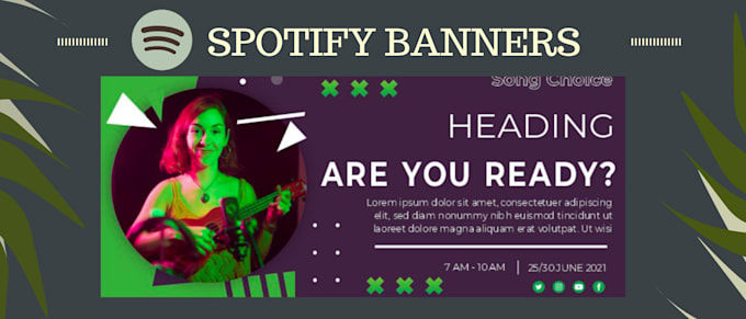 Master plan your spotify banners by Armaanghani | Fiverr
