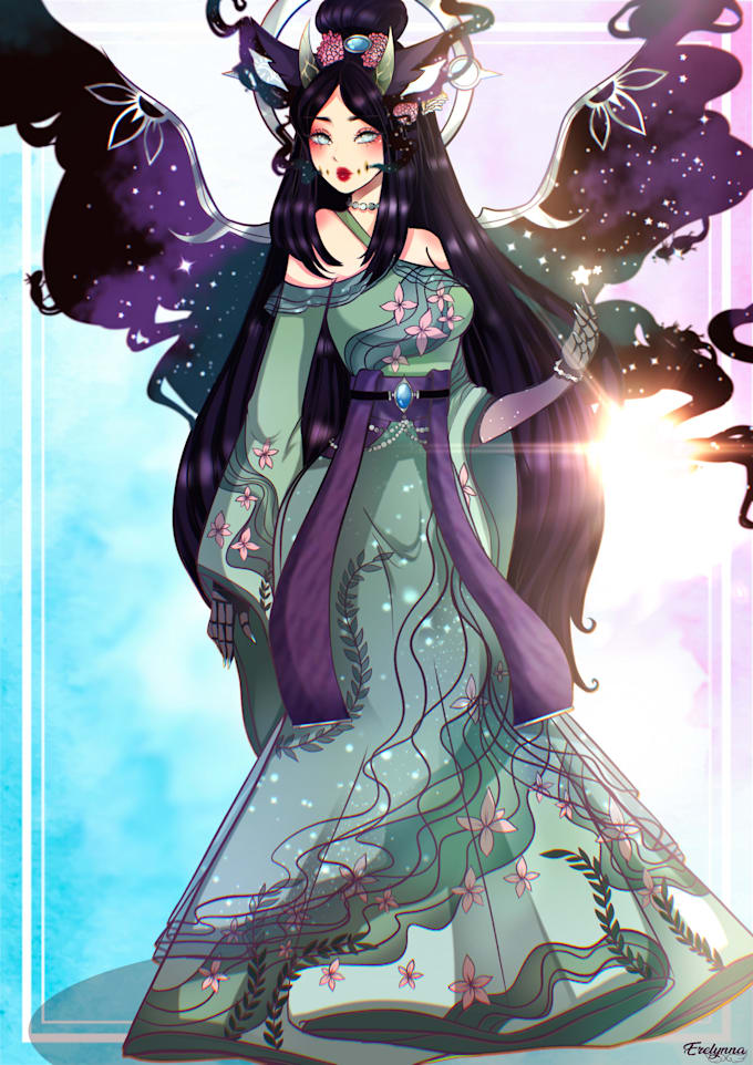 Draw colored illustration for you by Erelynna | Fiverr