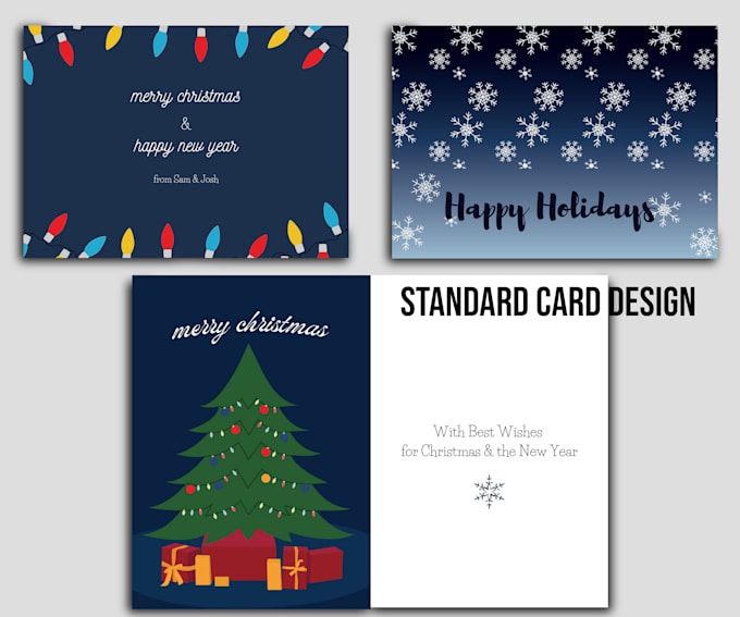 Design a custom holiday card for you within one day by Kdesigns5 | Fiverr