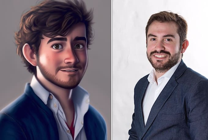 Draw a superb and breathtaking portrait from a photo by Procv4you | Fiverr