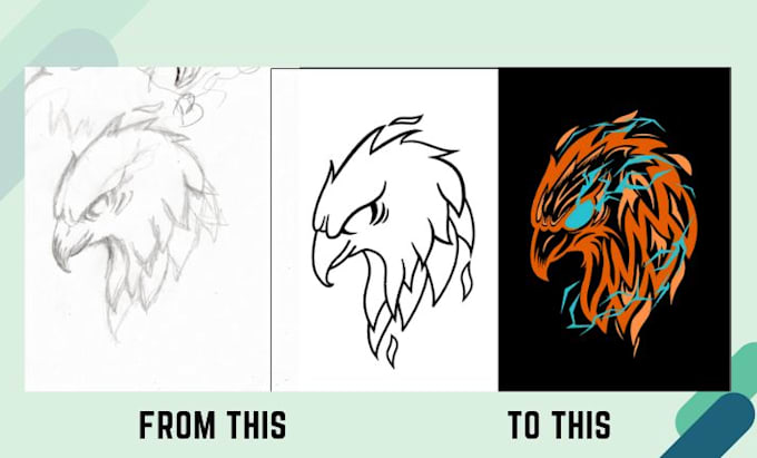 Convert your drawing sketch to amazing vector image by Yusrilananta19 ...