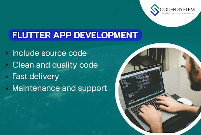 Develop Android And Ios Mobile App Using Flutter By Codersystem Fiverr
