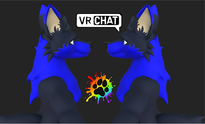 Do vrchat avatar, fursona, furry avatar, 3d model, rex avatar, vrchat ...