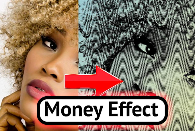 Engraved money effect to your photo by Sasankasanjeewa | Fiverr