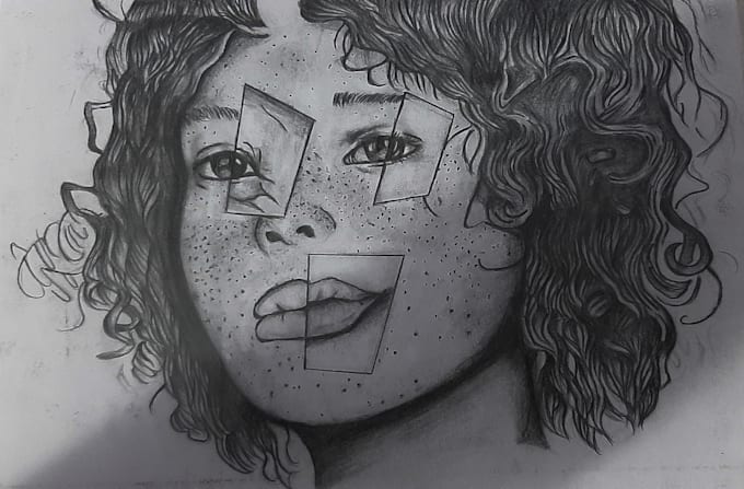 how to draw a non realistic face