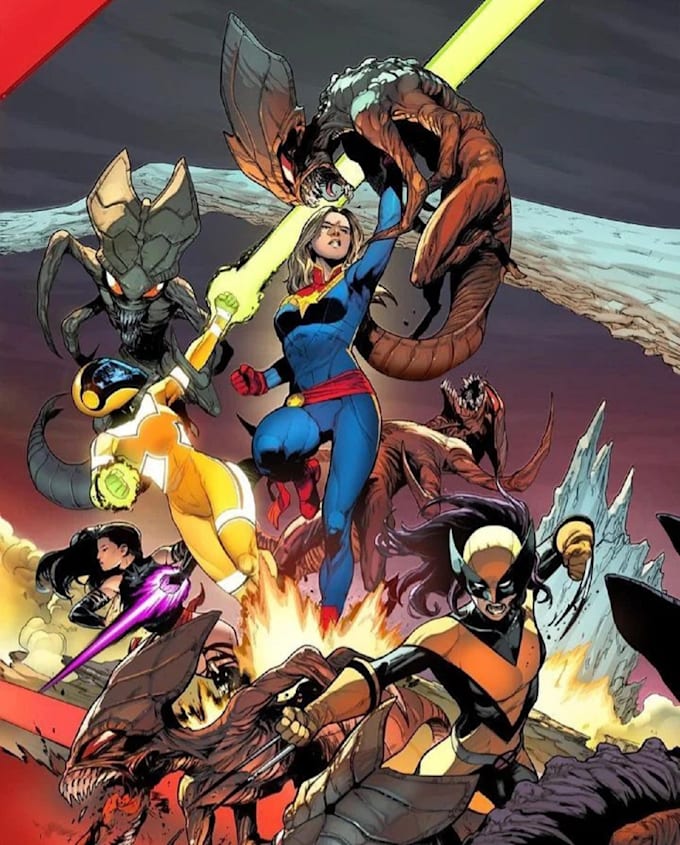 Draw comic art, superhero character, webtoon, comic strip, high level ...