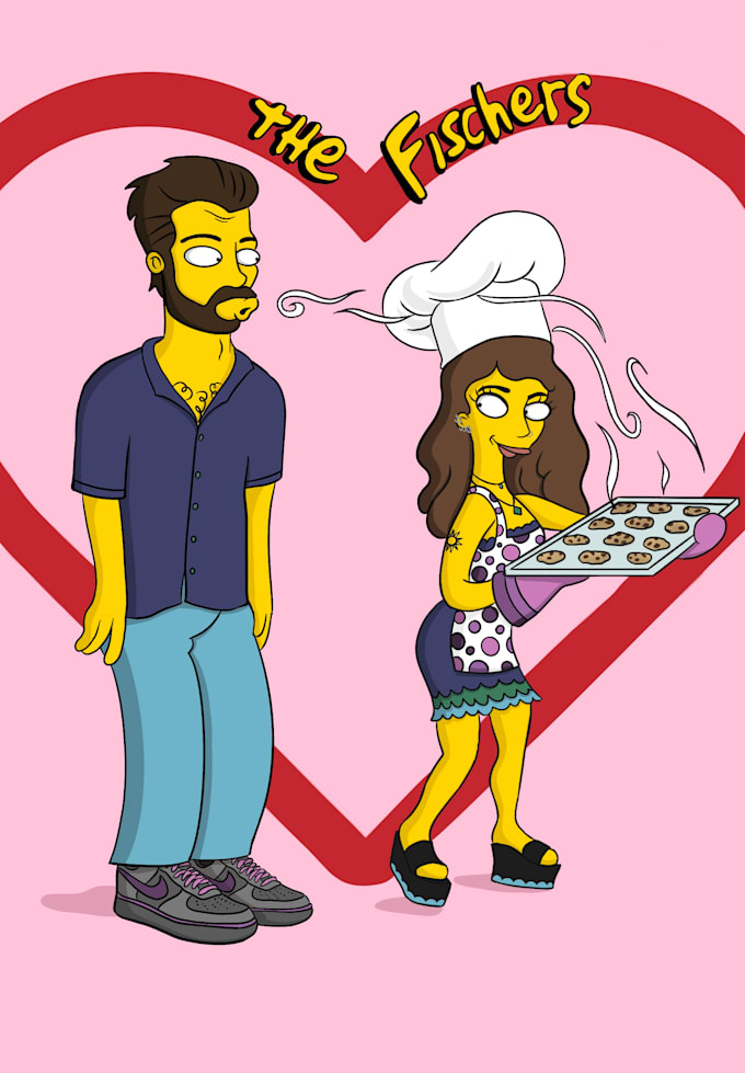 Create customized simpsons characters for you by Alexamarie927 | Fiverr